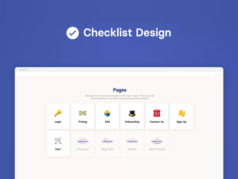 Checklist Design - best UI elements for the best UX practice