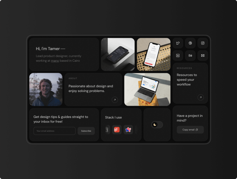 Bento UI Grids | Muzli Blog